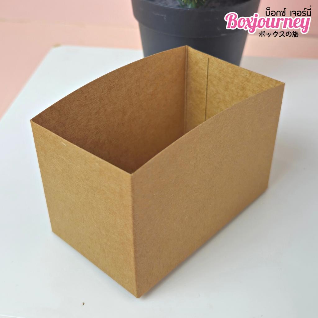 กล่องฟาสฟูดส์ คราฟท์ 6x10x6.5 ซม. - Boxjourney บ็อกซ์เจอร์นี่
